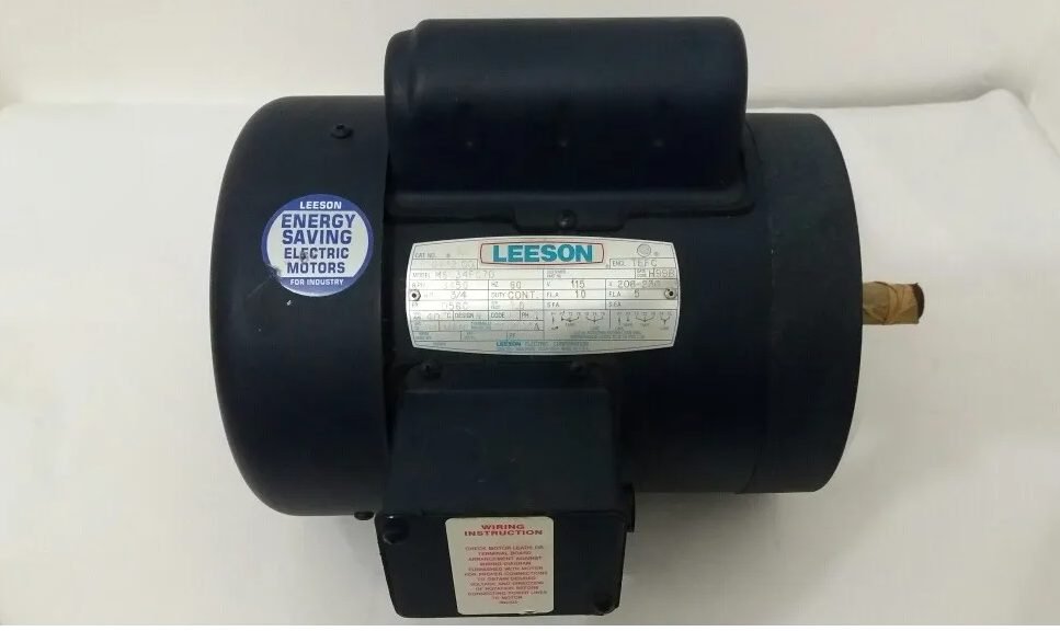 MOTOR MONOFÁSICO 3/4 CV 115/230V LEESON MOD. M6C34FC7D - Proativo Parts